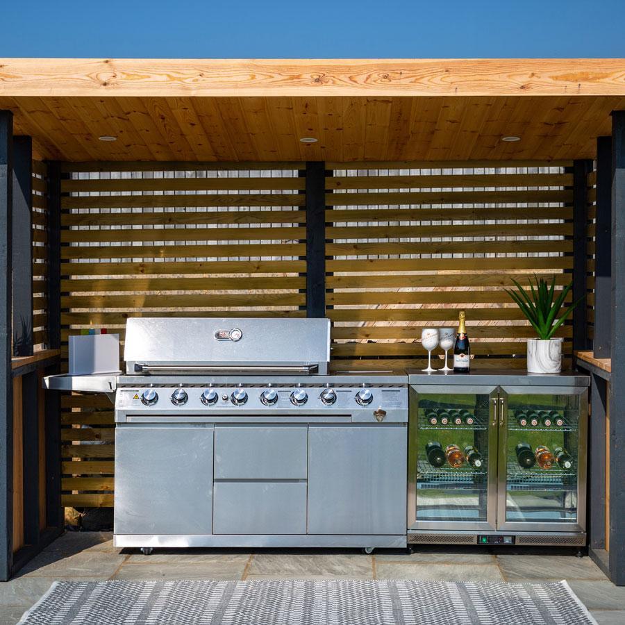 Cirencester 6 BBQ & Outdoor Fridge – Lime Lace