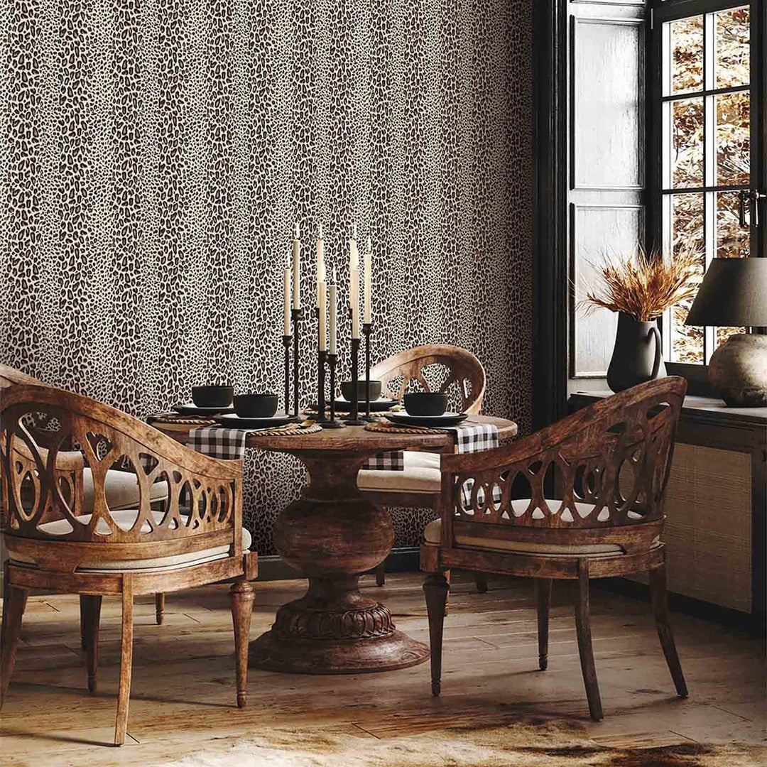 Tabby Kat Stripe Wallpaper - Brunette – Lime Lace