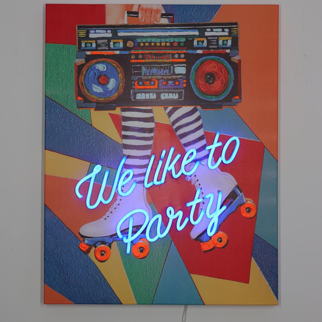 We Like to Party - LED Neon Artwork – Lime Lace