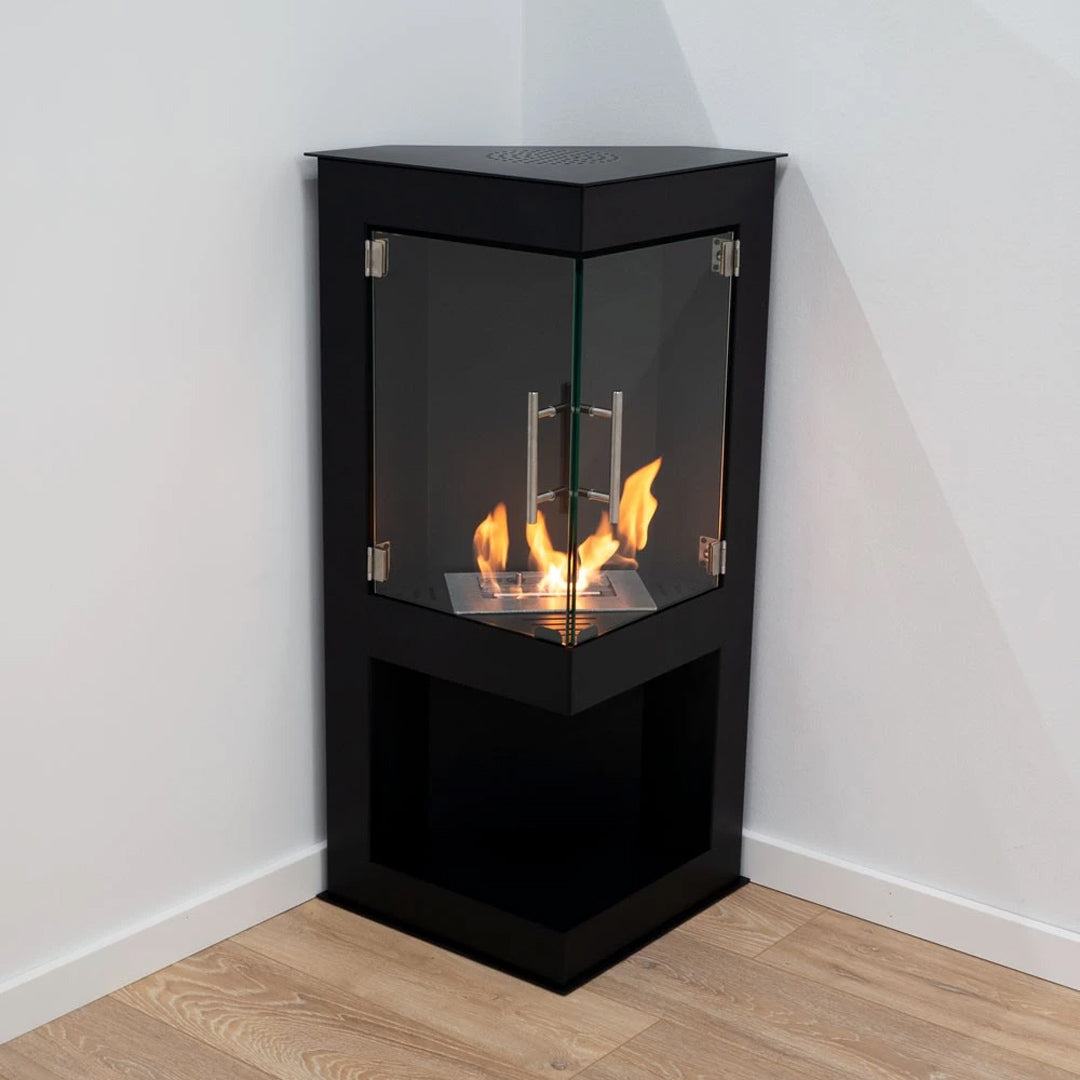 Alaska Corner Stove Bioethanol Fire – Lime Lace