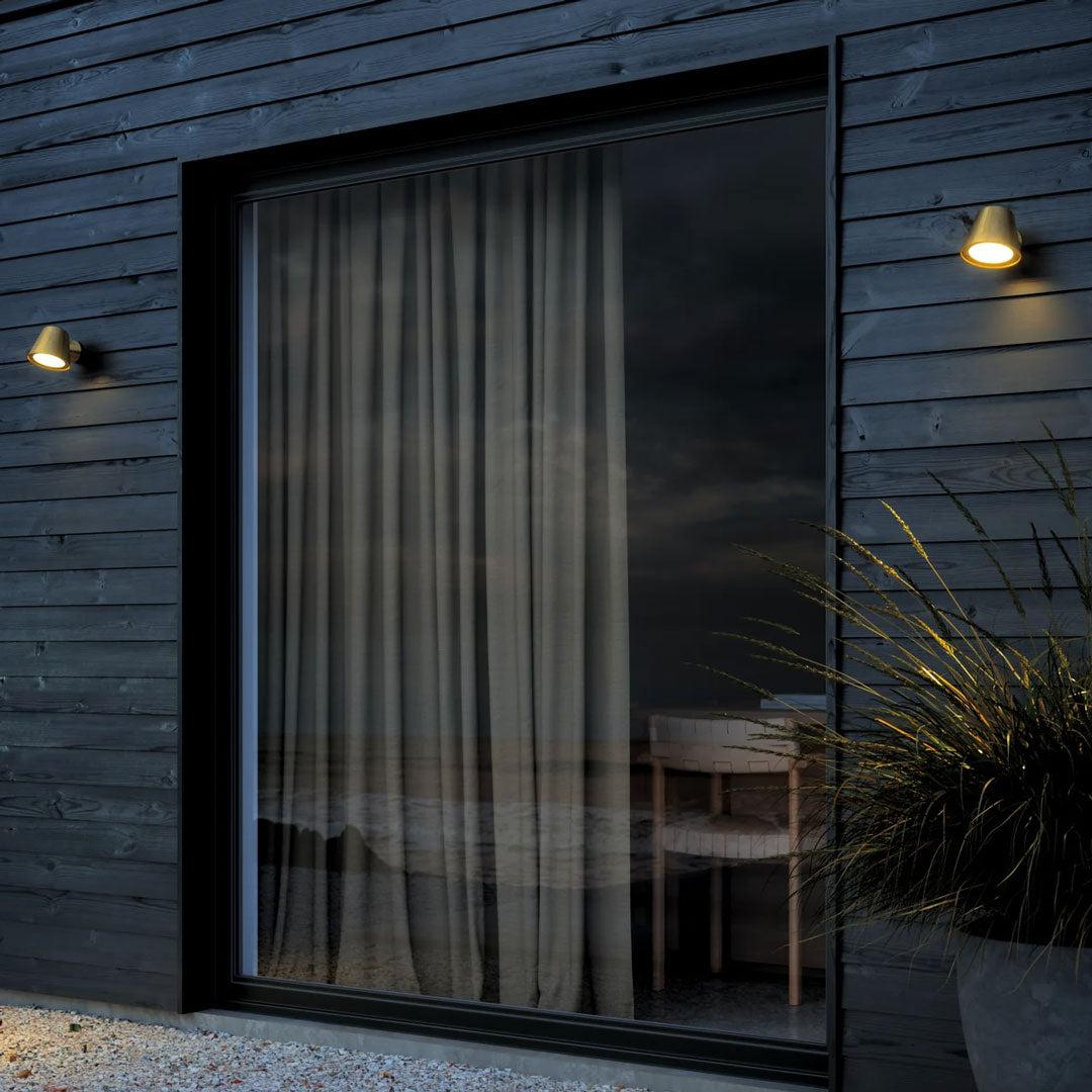 Aleria Outdoor Wall Light - Brass - Nordlux – Lime Lace