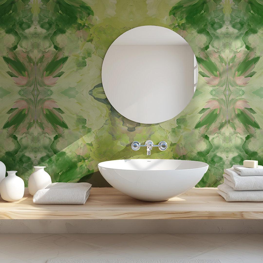 Amalfi Wallpaper - Liberty James Studio – Lime Lace