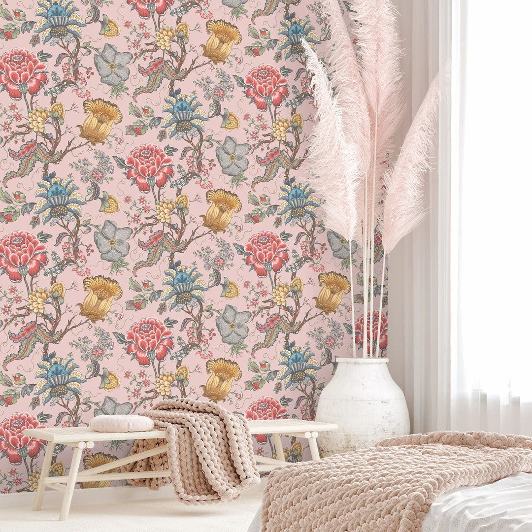 Arcadia Wallpaper - First Light – Lime Lace