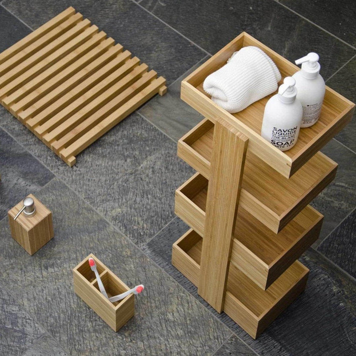 Arena 4 Tray Caddy - Bamboo – Lime Lace