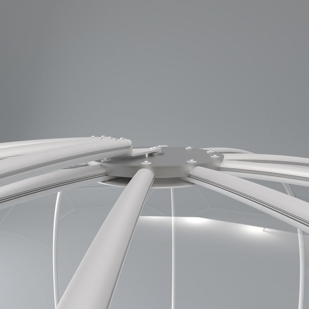 Astreea Igloo Max Garden Dome With Sliding Door – Lime Lace