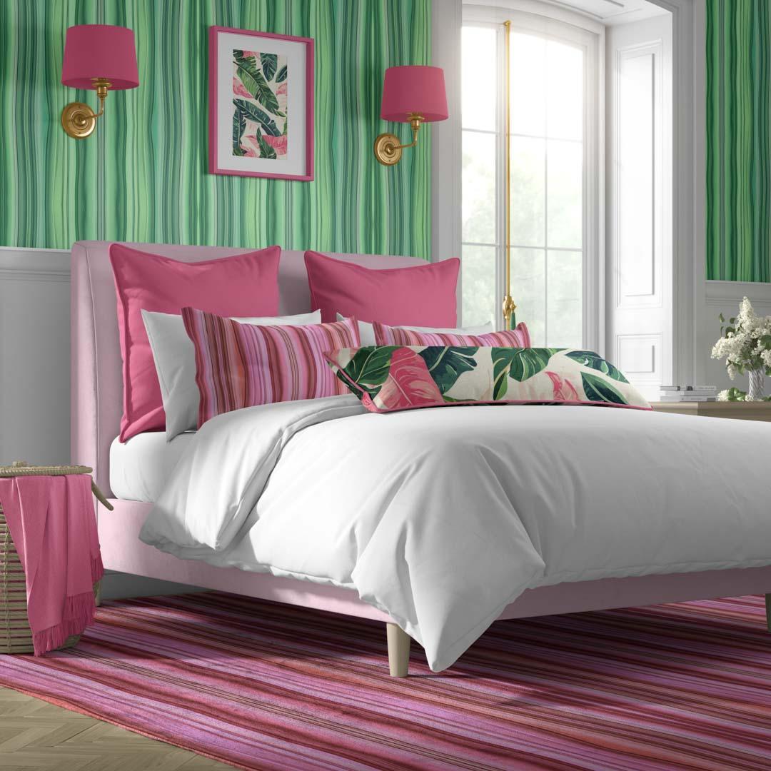 Bal Harbour Wallpaper - Liberty James Studio – Lime Lace