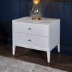 Bayeux Wide Side Table – Lime Lace