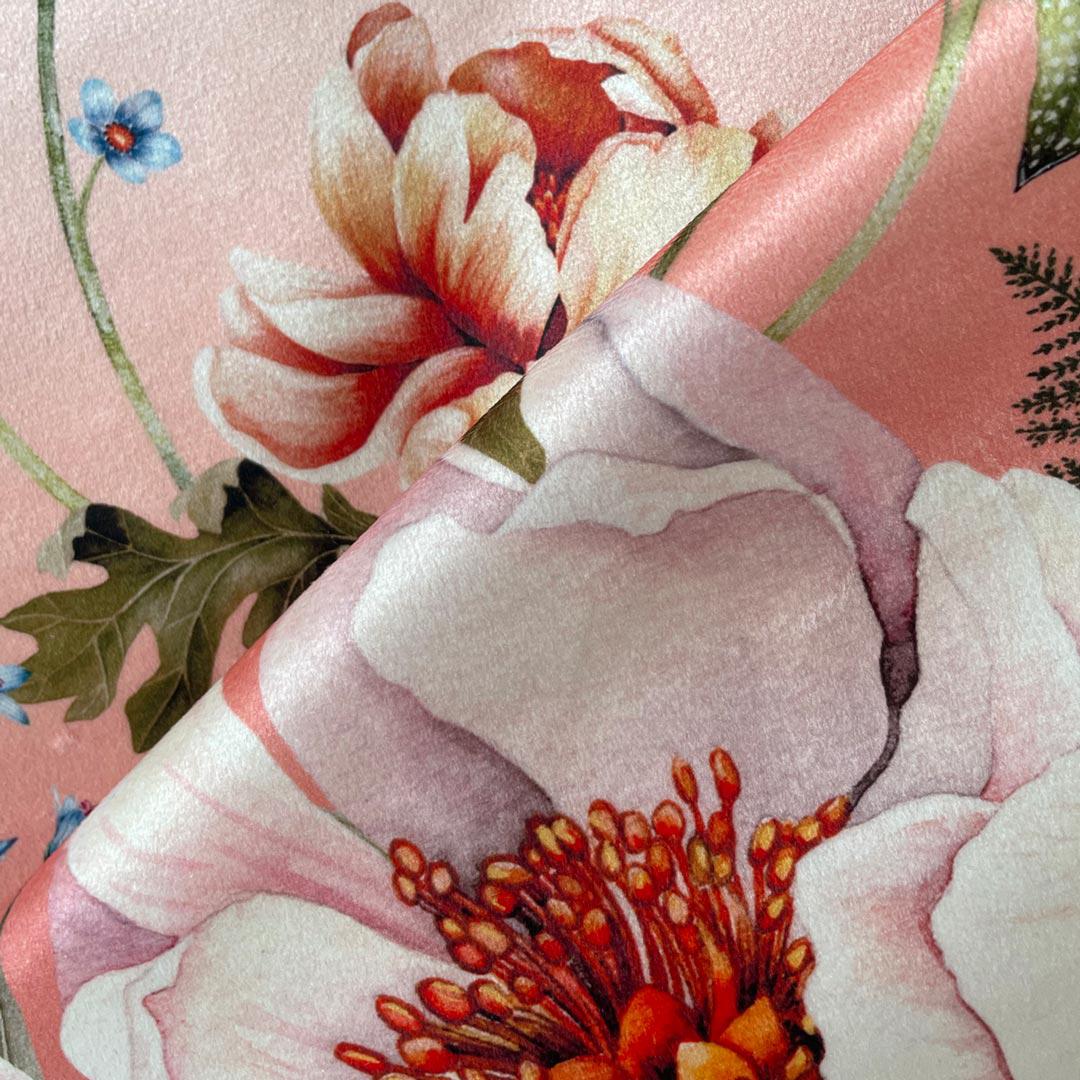 Bodacious Blooms Blush Shimmer Velvet Fabric - Avalana Design – Lime Lace