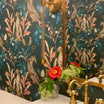 Cheetah Wallpaper - Teal - Graduate Collection – Lime Lace Ltd