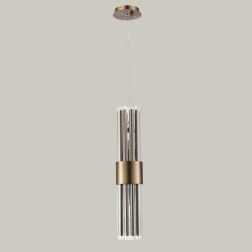 Colmar Bronze Pendant – Lime Lace