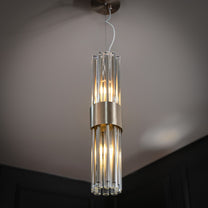 Colmar Bronze Pendant – Lime Lace