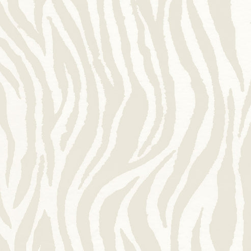 Debra Zebra Print Wallpaper - Putty – Lime Lace