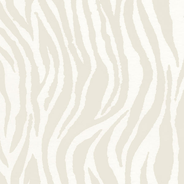 Debra Zebra Print Wallpaper - Putty – Lime Lace