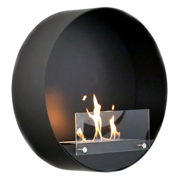 Delaware Wall Mounted Bioethanol Fire – Lime Lace