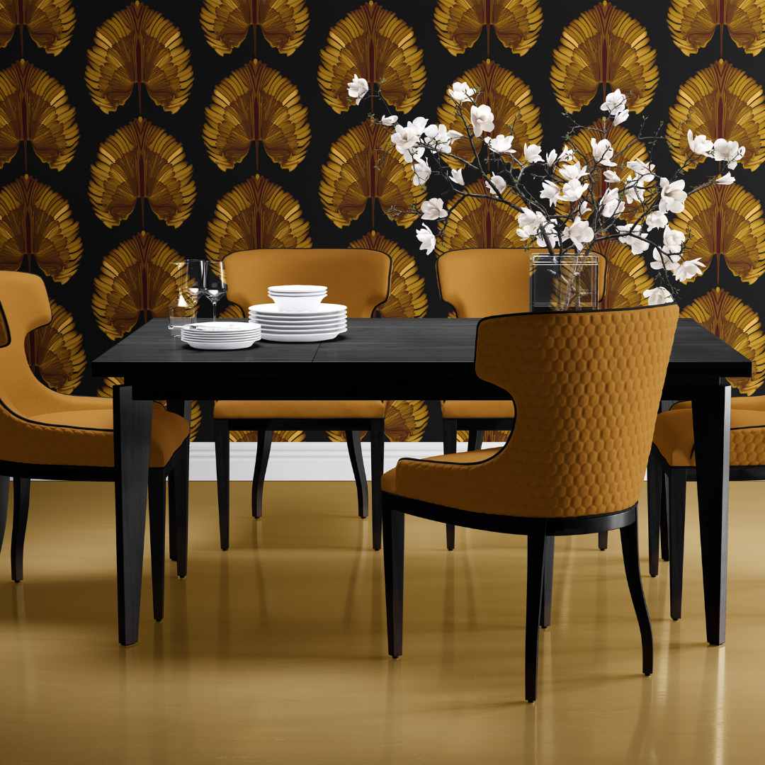 Empress Fan Wallpaper - Liberty James Studio – Lime Lace