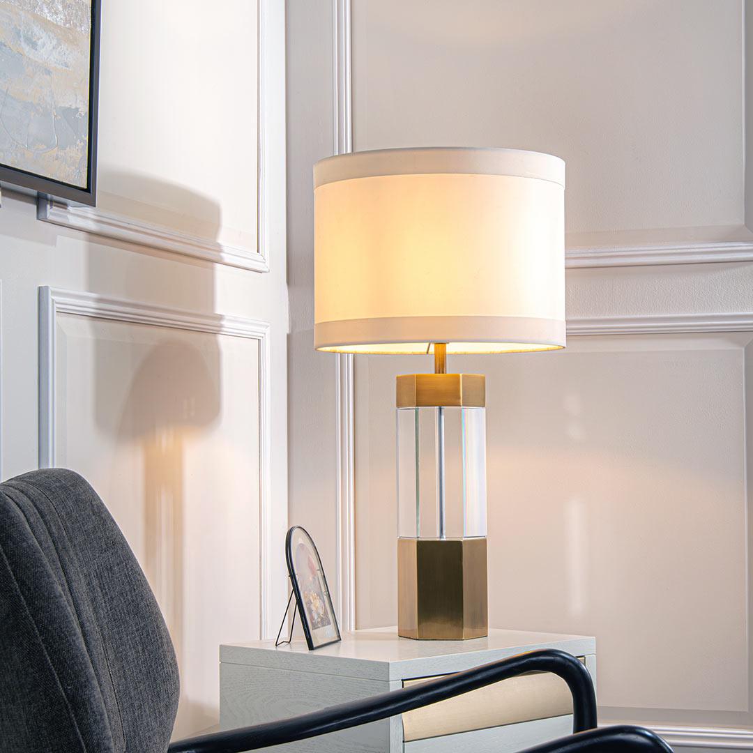 Faye Table Lamp – Lime Lace