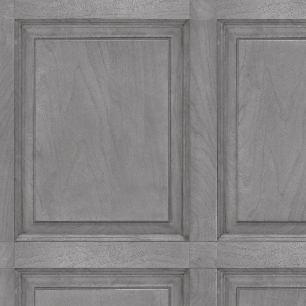 Grey Wood Panelling Wallpaper – Lime Lace