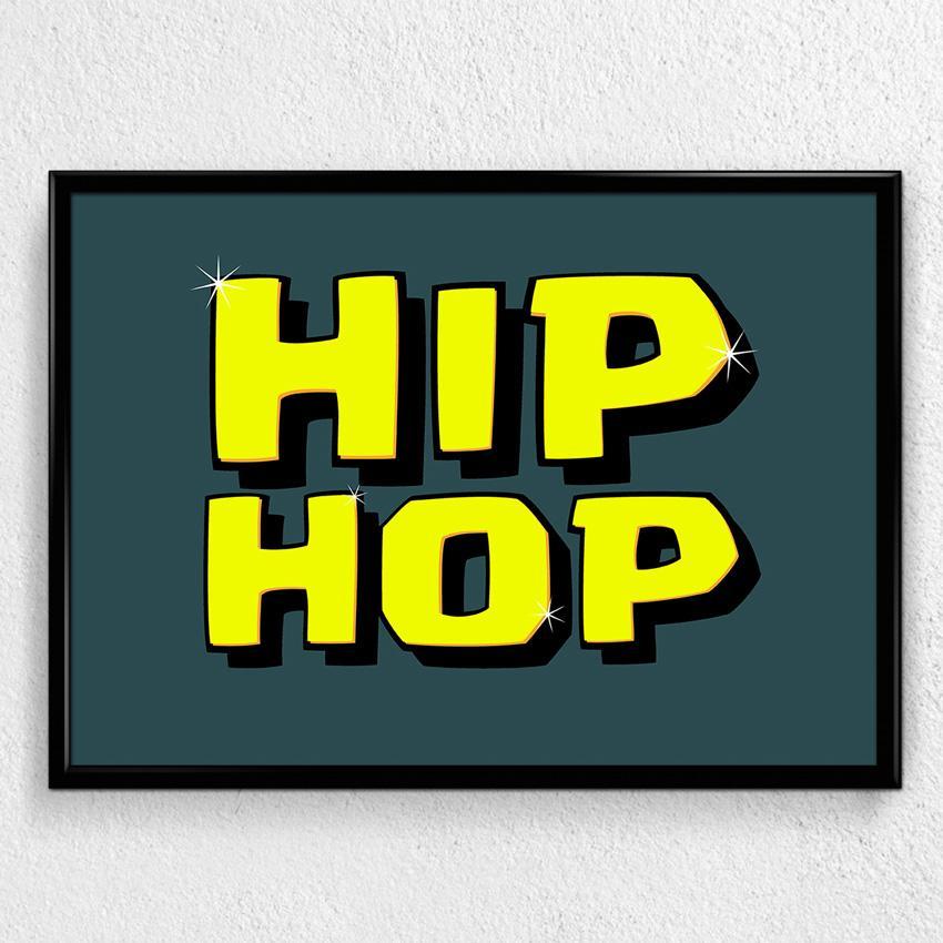 HIP HOP Poster Print – Lime Lace