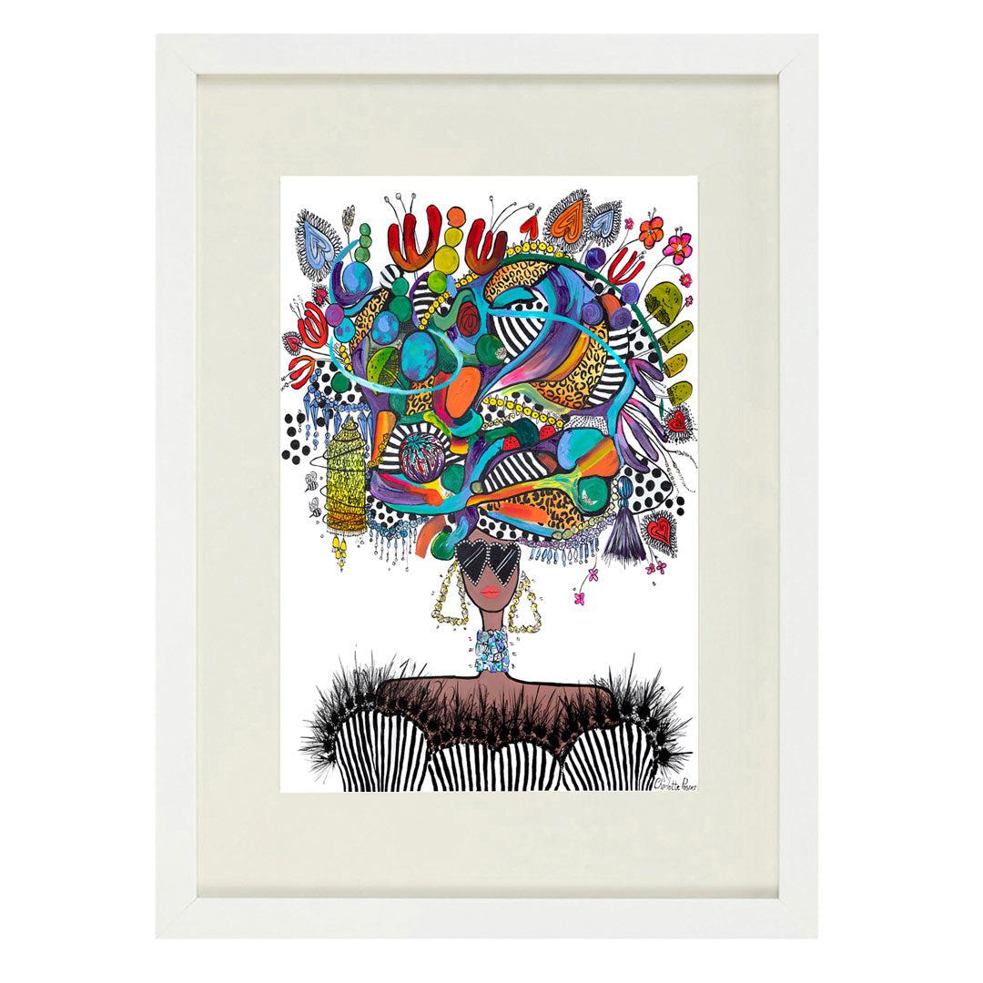 Joy For Coya Limited Edition Print – Charlotte Posner – Lime Lace