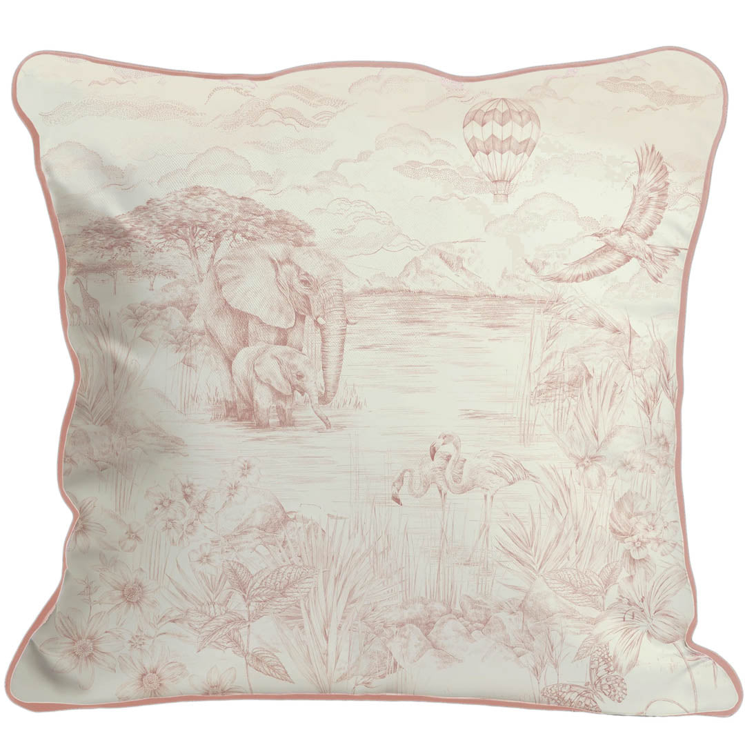 Lyons Den Elephant Lake Cushion - Victoria Sanders – Lime Lace