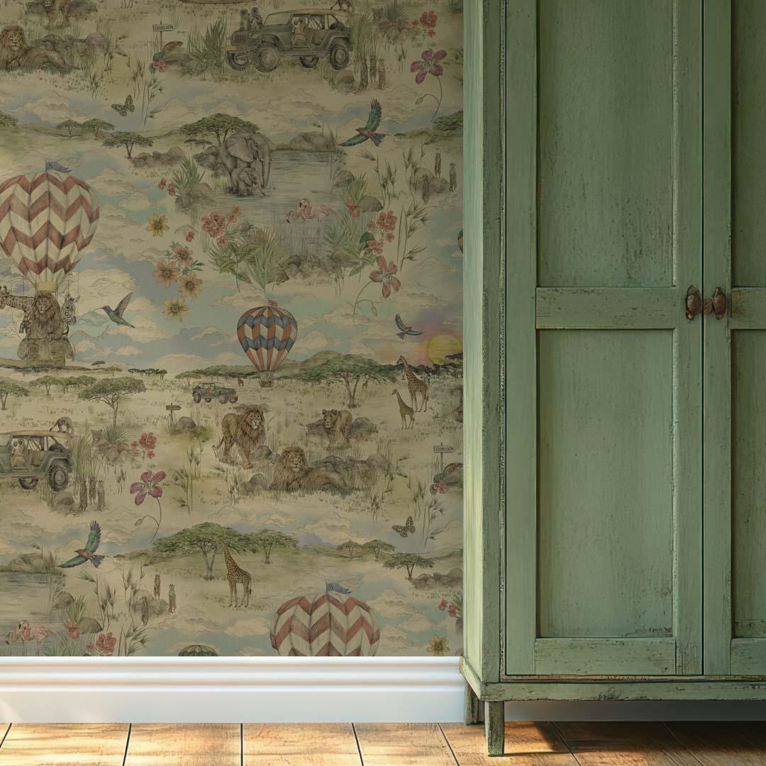 Lyons Den Wallpaper - Kitulo – Lime Lace
