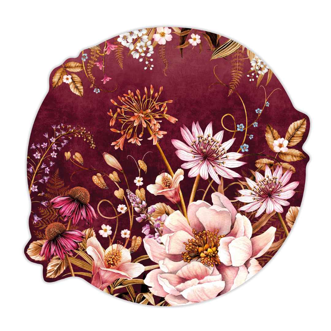 Magenta Blooms Wall Decal - Avalana Design – Lime Lace