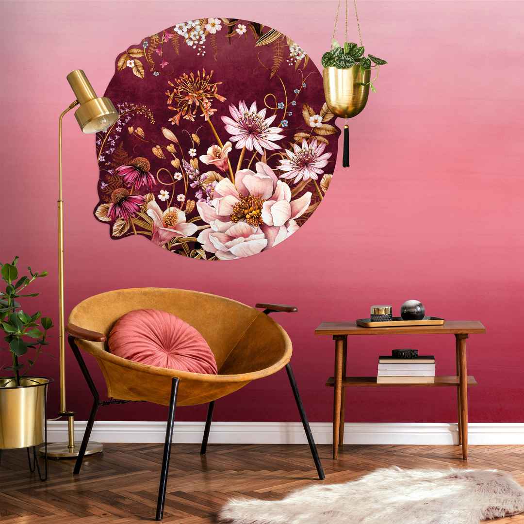 Magenta Blooms Wall Decal - Avalana Design – Lime Lace
