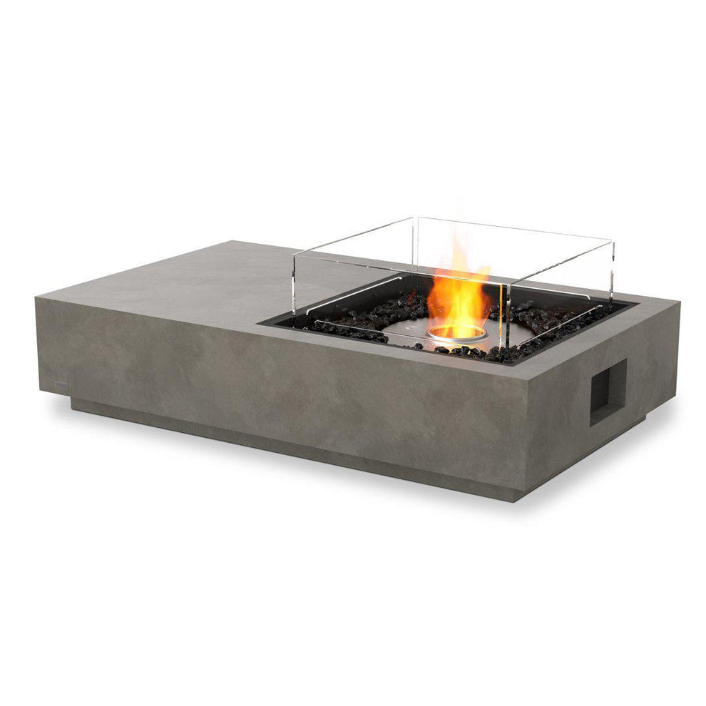 Manhattan Bioethanol Fire Pit Table - Natural - EcoSmart Fire – Lime Lace