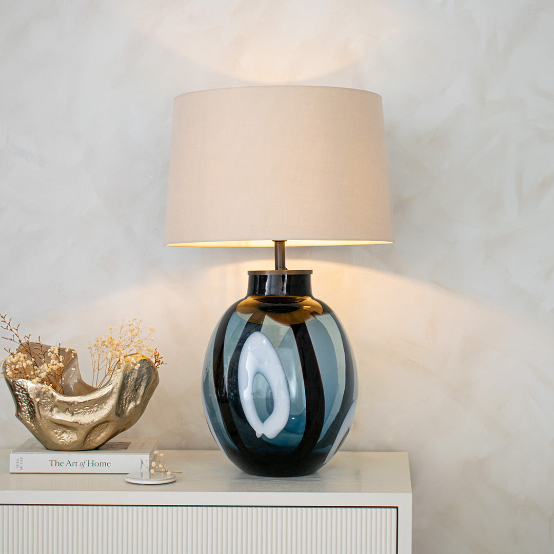 Morten Blue Table Lamp - RV Astley – Lime Lace
