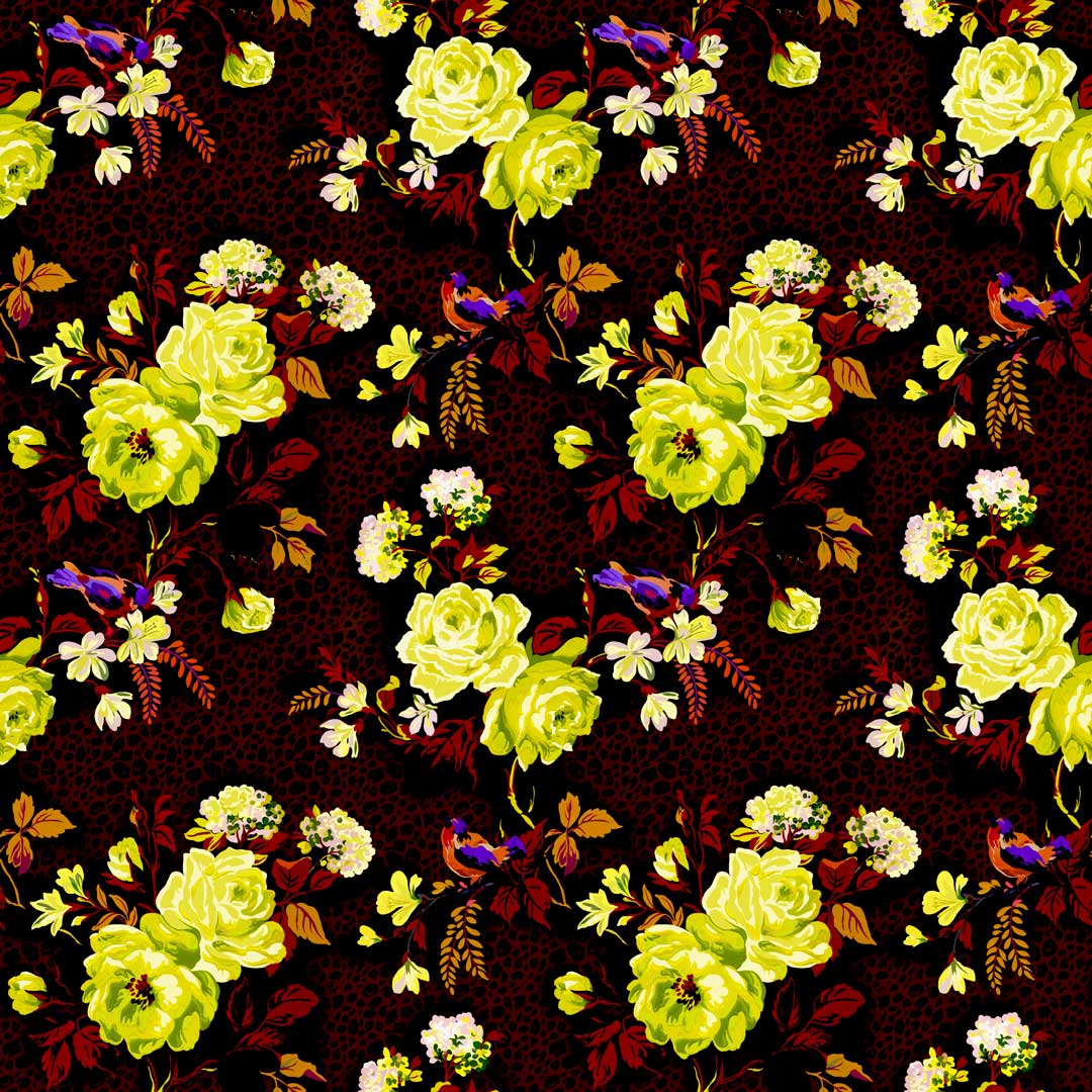 Neon Safari Wallpaper – Lime Lace