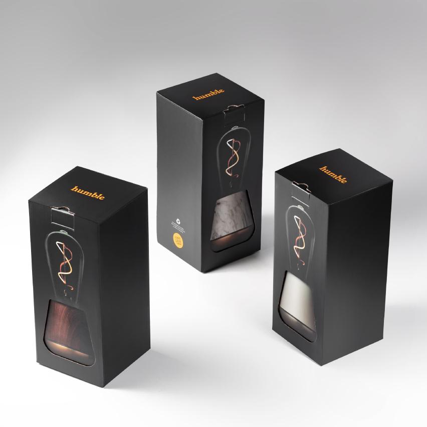 ONE Cordless LED Table Lamp - Black Marble – Lime Lace