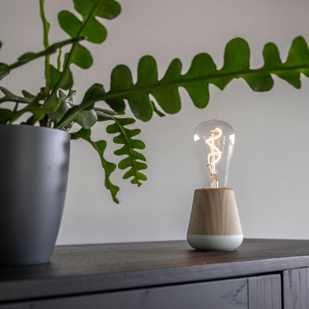 ONE Cordless LED Table Lamp - Oak – Lime Lace