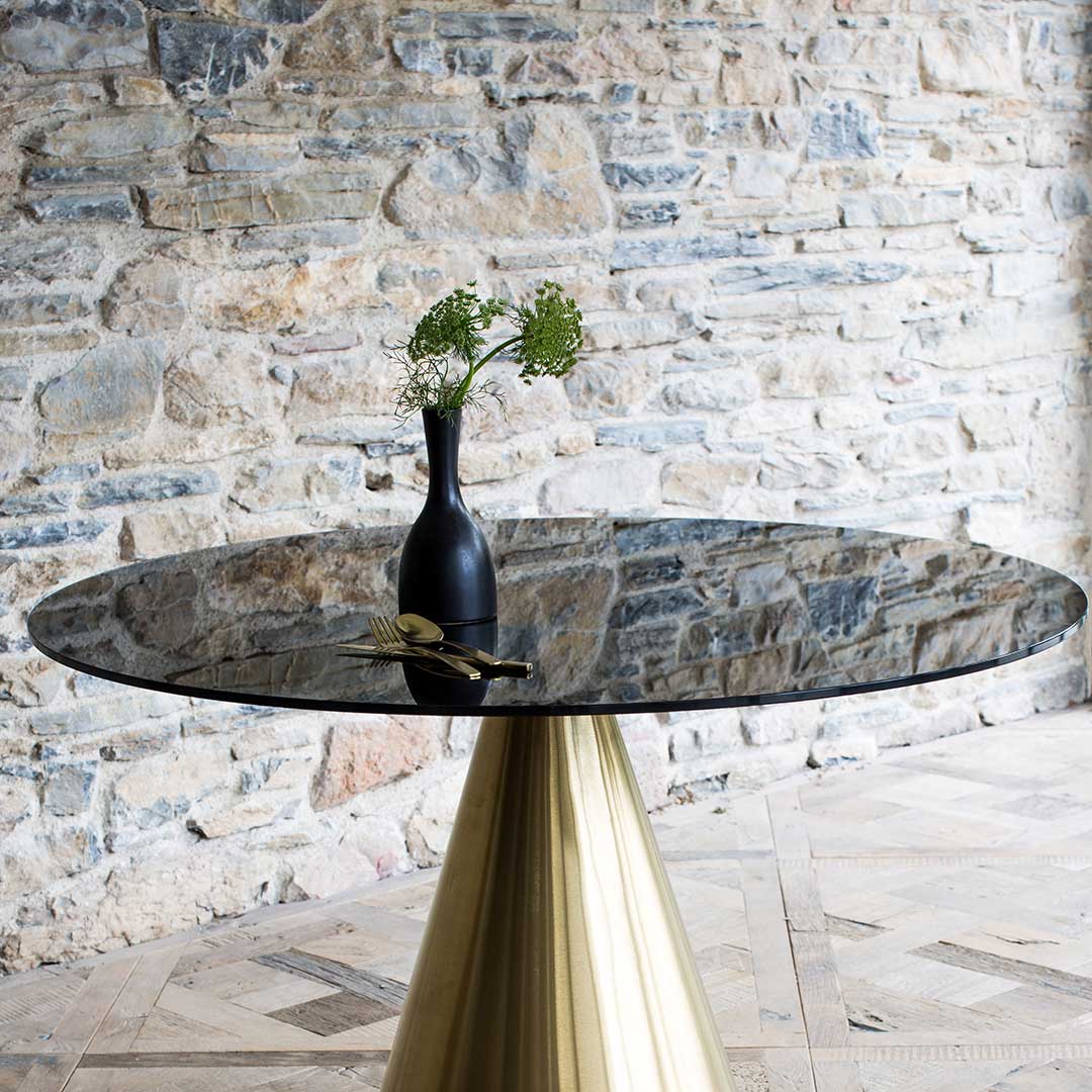 Oscar Round Coffee Table – Lime Lace