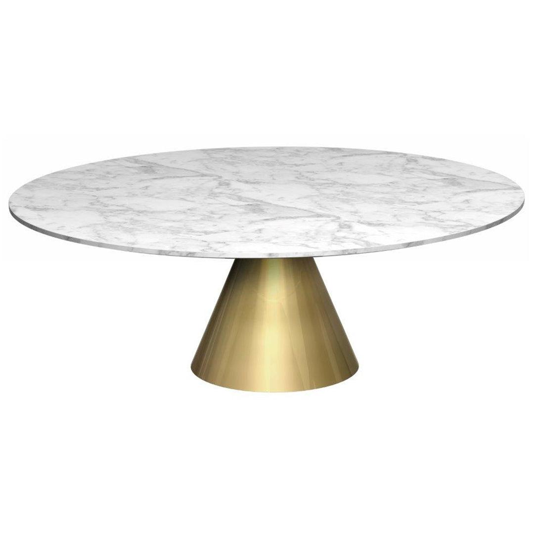 Oscar Round Coffee Table – Lime Lace