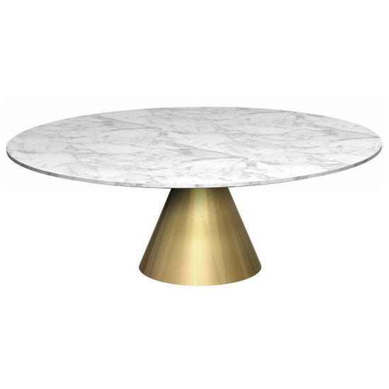 Oscar Round Coffee Table – Lime Lace