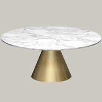 Oscar Round Coffee Table – Lime Lace