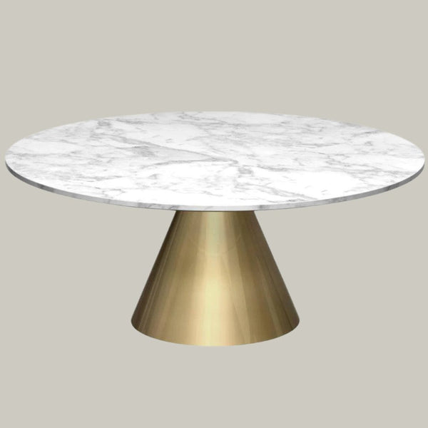 Oscar Round Coffee Table – Lime Lace