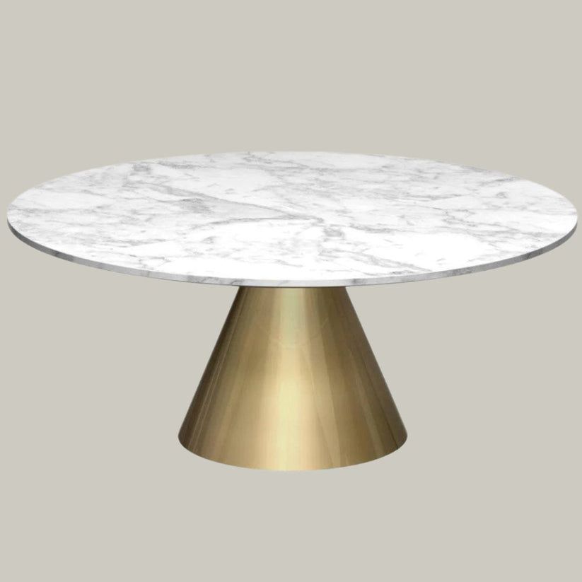 Oscar Round Coffee Table – Lime Lace