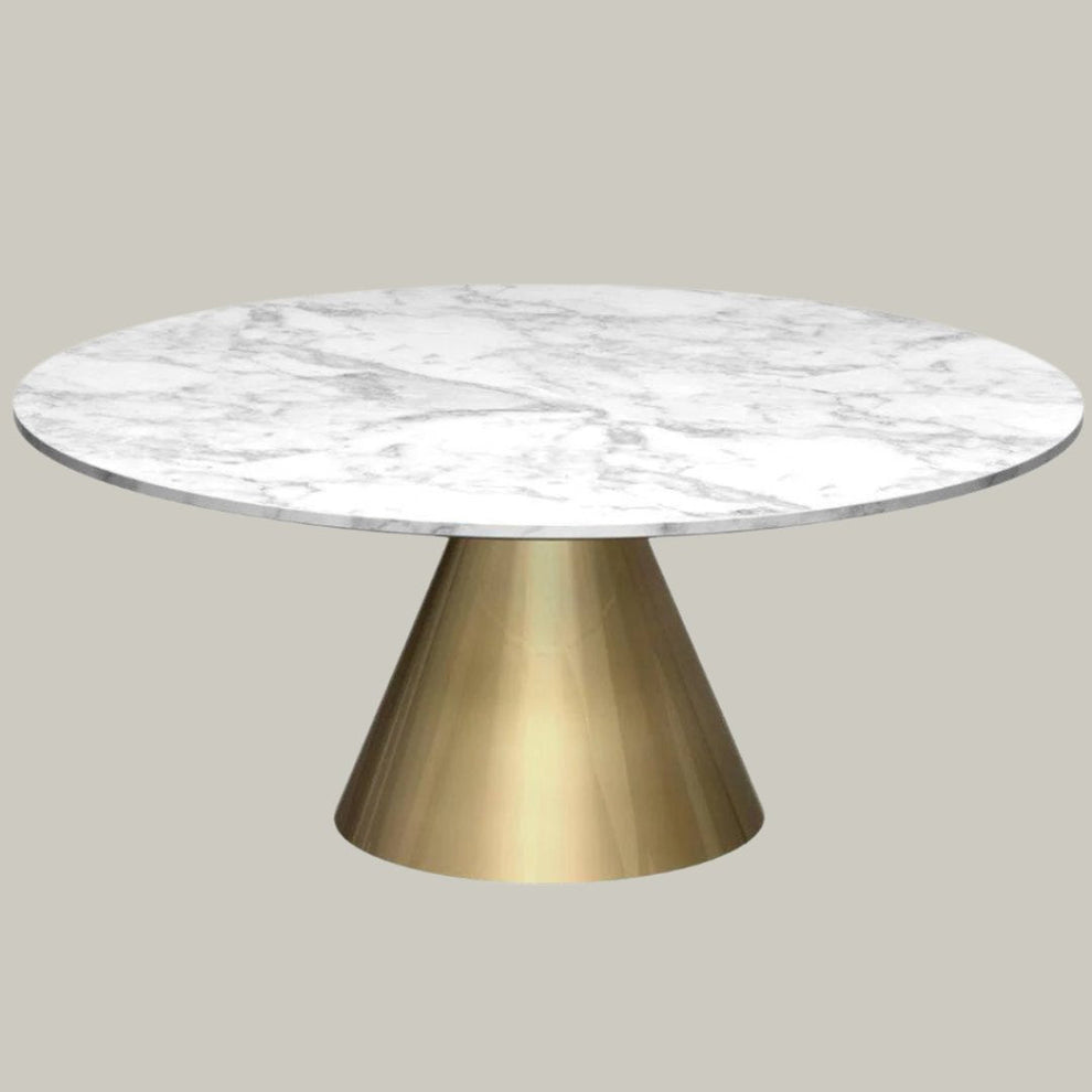 Oscar Round Coffee Table – Lime Lace