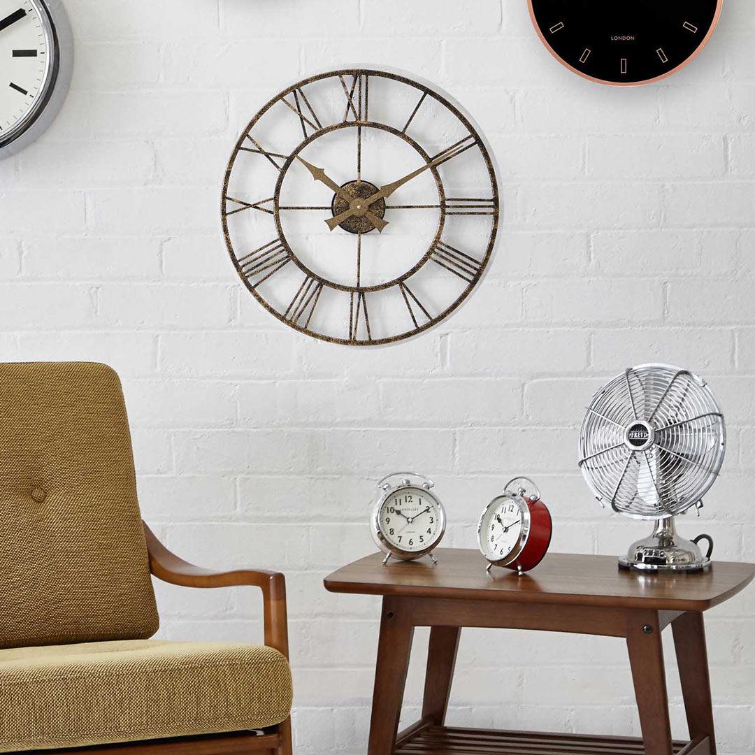 Outdoor Skeleton Metal Wall Clock - Medium – Lime Lace