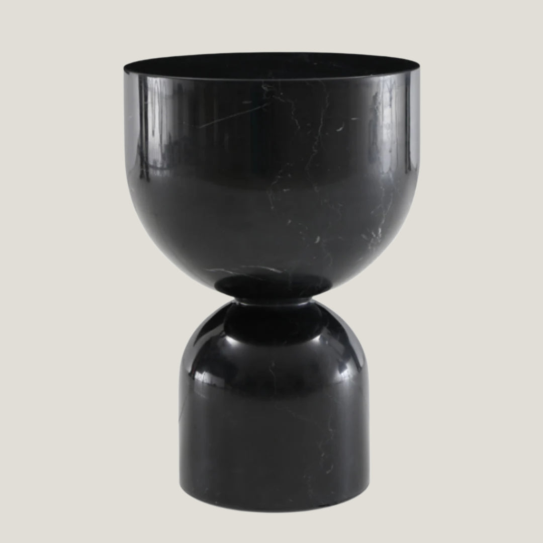 Pepper Marble Side Table – Lime Lace