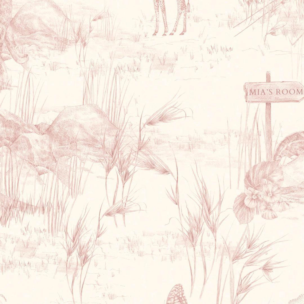 Personalised Lyons Den Wallpaper - Victoria Sanders – Lime Lace