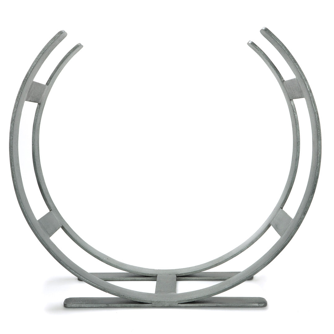 Pewter Curved Log Holder – Lime Lace