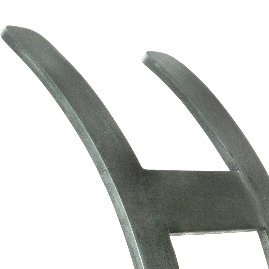 Pewter Curved Log Holder – Lime Lace