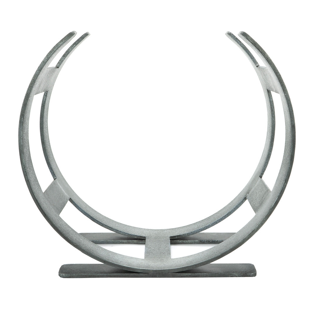 Pewter Curved Log Holder – Lime Lace