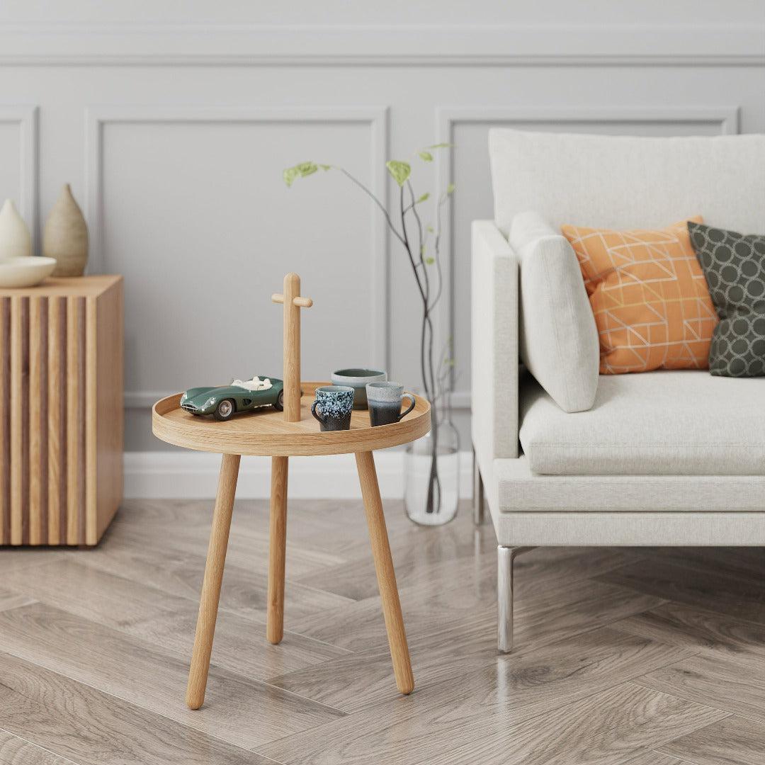 Pick Me Up Side Table - Natural Oak – Lime Lace