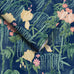 Pierre Wallpaper - Indigo – Lime Lace