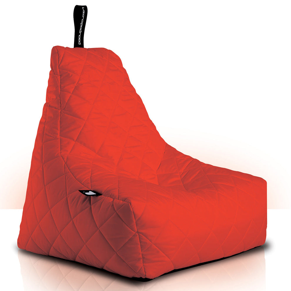 Quilted Outdoor Bean Bag - Red – Lime Lace