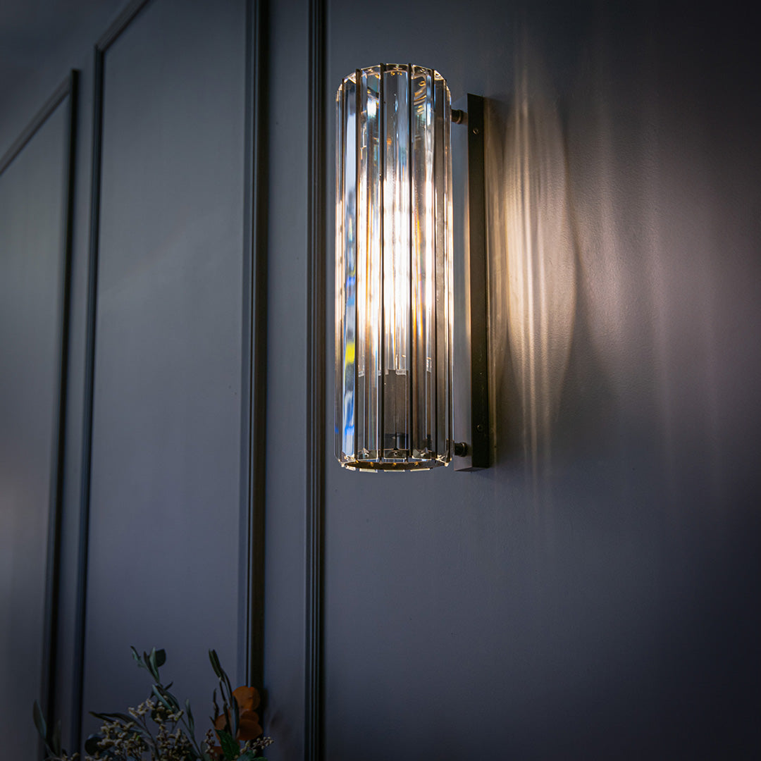 Reagan Dark Bronze Wall Light – Lime Lace