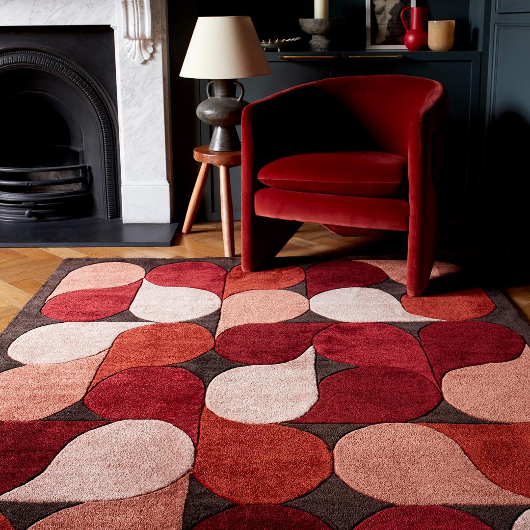 Red Romy Jive Rug – Lime Lace
